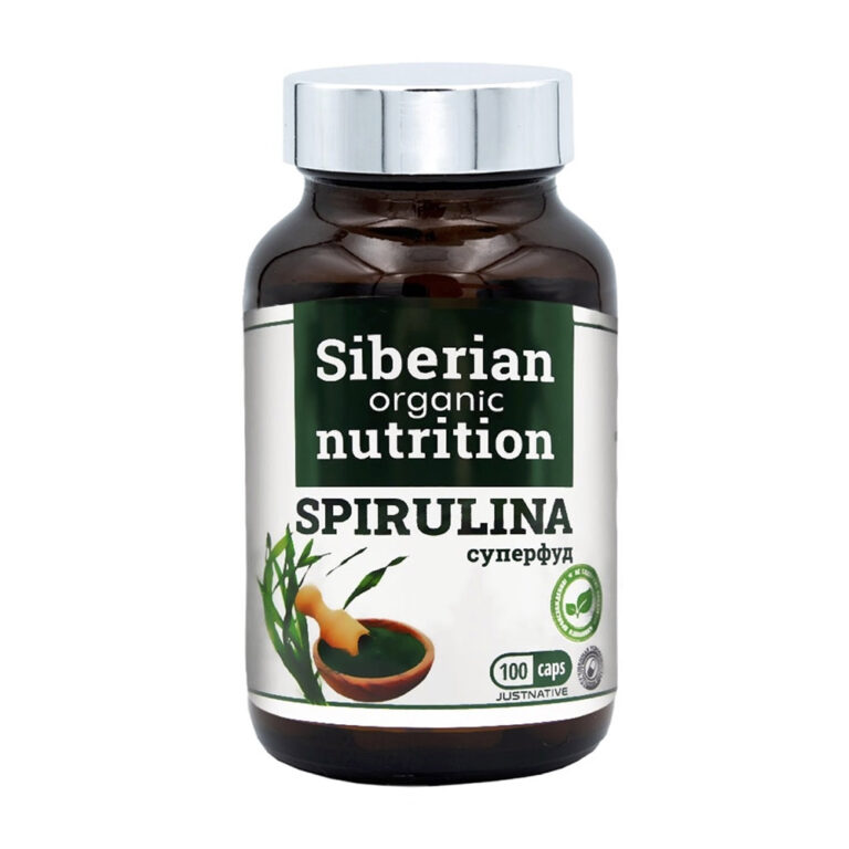 Siberian Спирулина (SPIRULINA) суперфуд капсулы №100 по 500мг | Зеленая ...